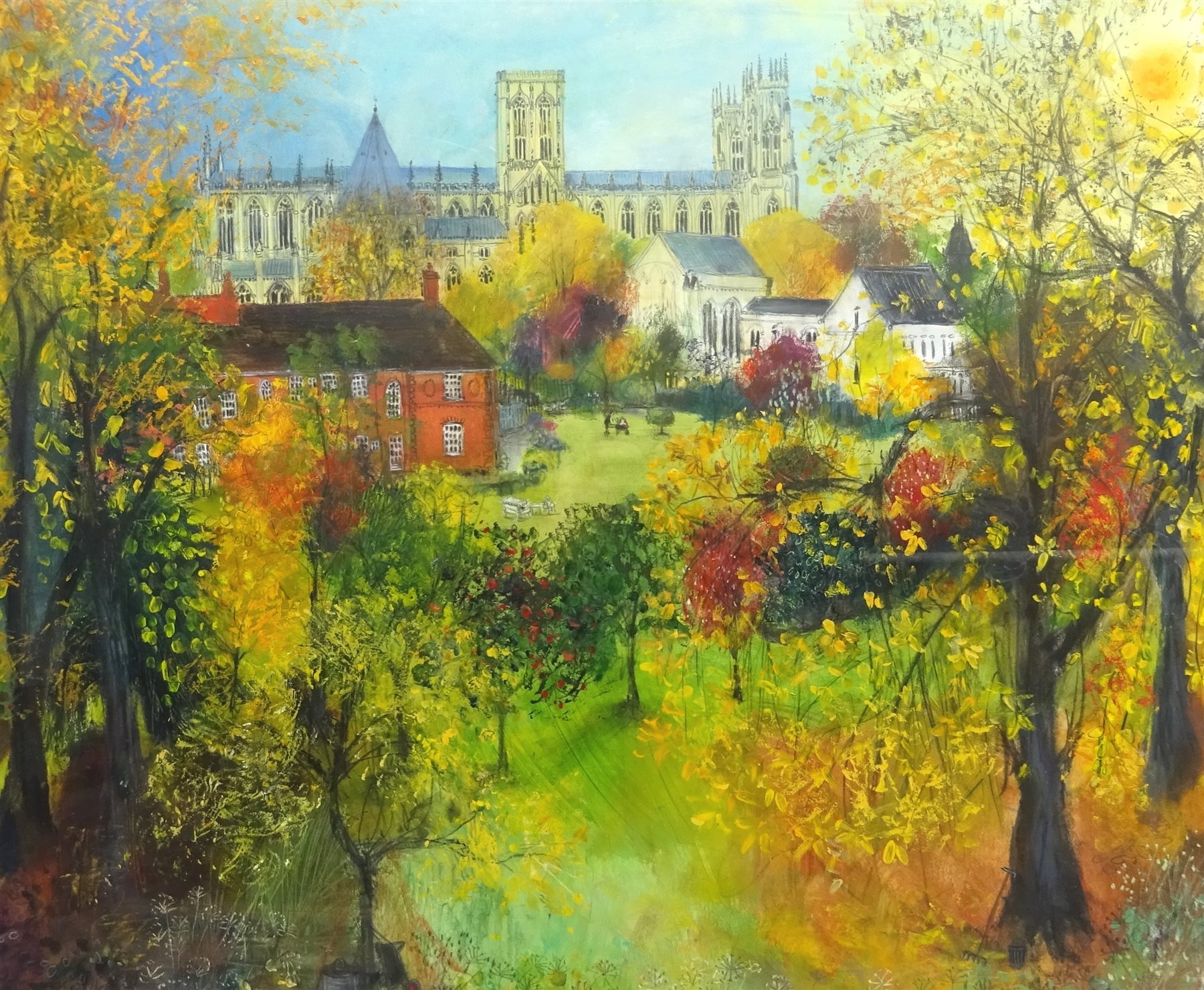 Selina Thorp | York Minster and Dean's Garden in Autumn | MutualArt