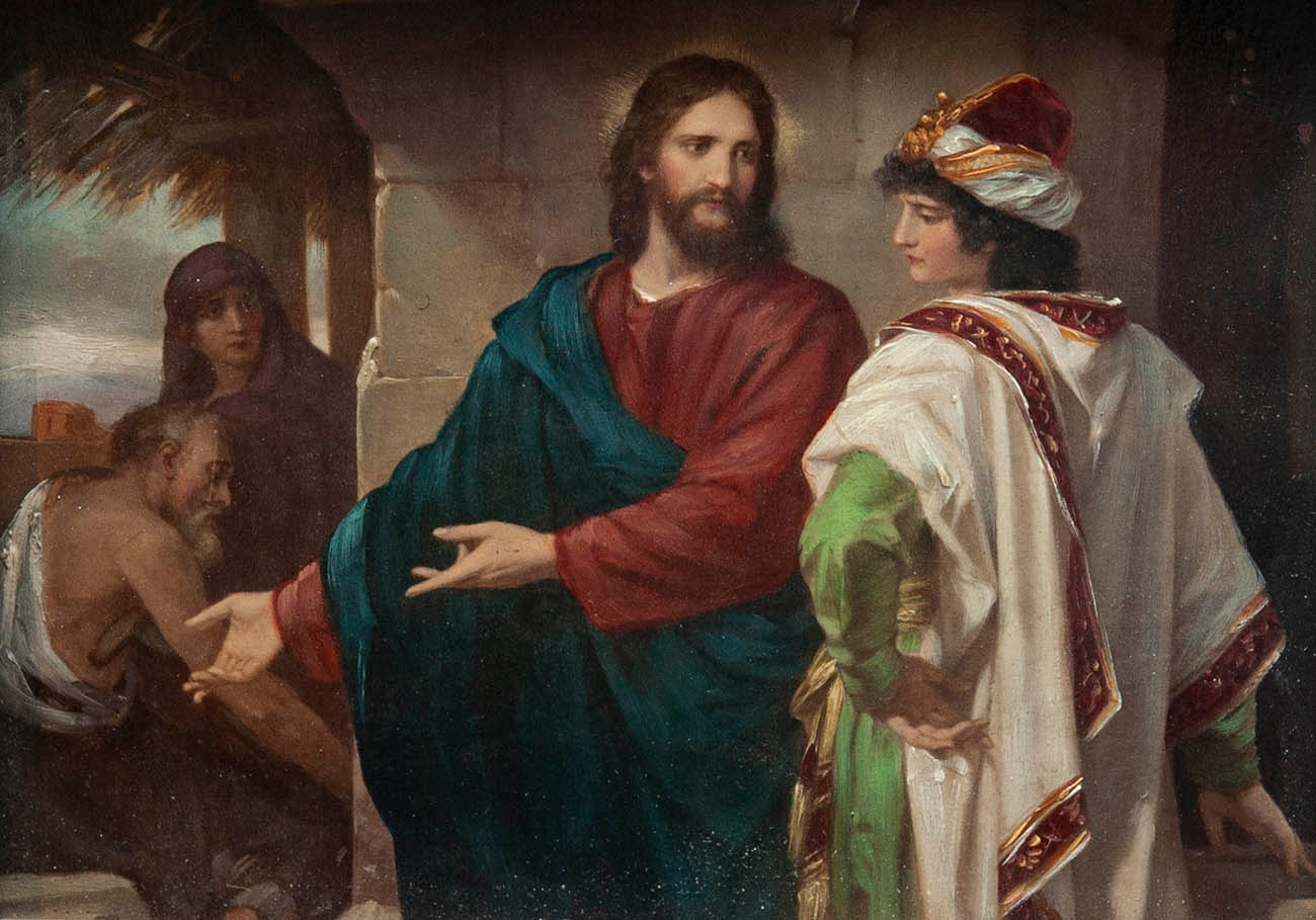 G. Hoffman | Jesus Christ with a Rich Man | MutualArt