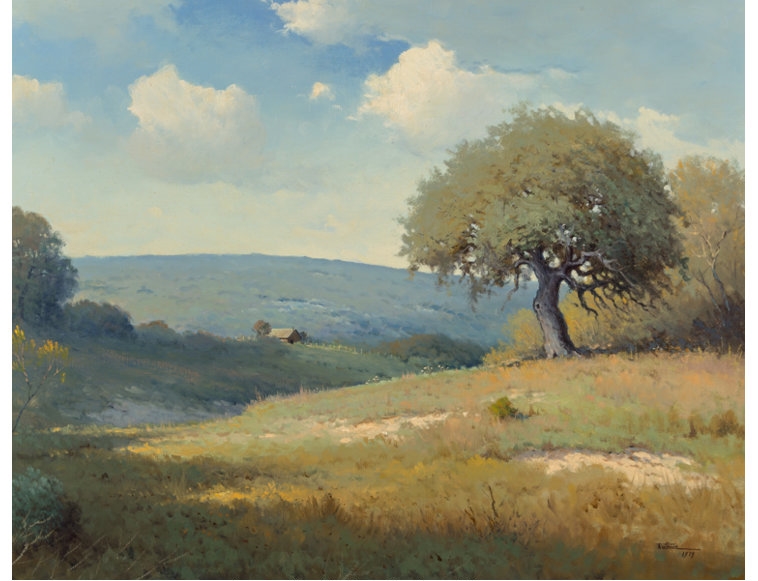 Jerry Ruthven | Yellow Flowers at the Oak (1979) | MutualArt