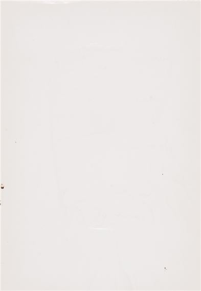 Iain Baxter | Laminated Crumpled Paper Bag on Ringed Paper | MutualArt