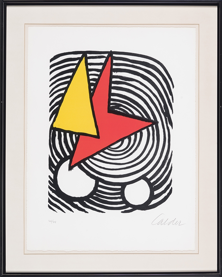 Alexander Calder | Triangle et quadrilatère | MutualArt