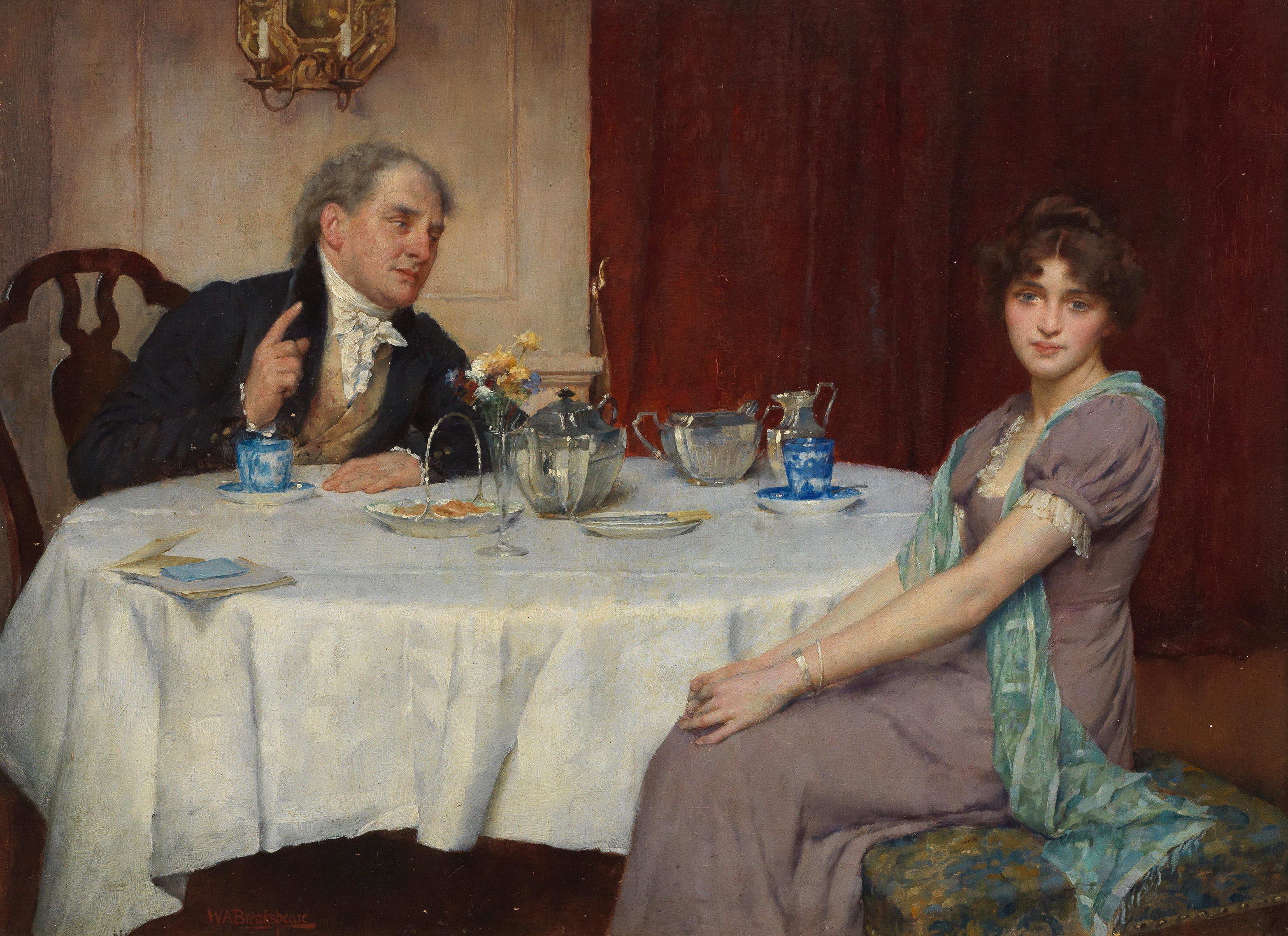 William A. Breakspeare | The Reproof | MutualArt