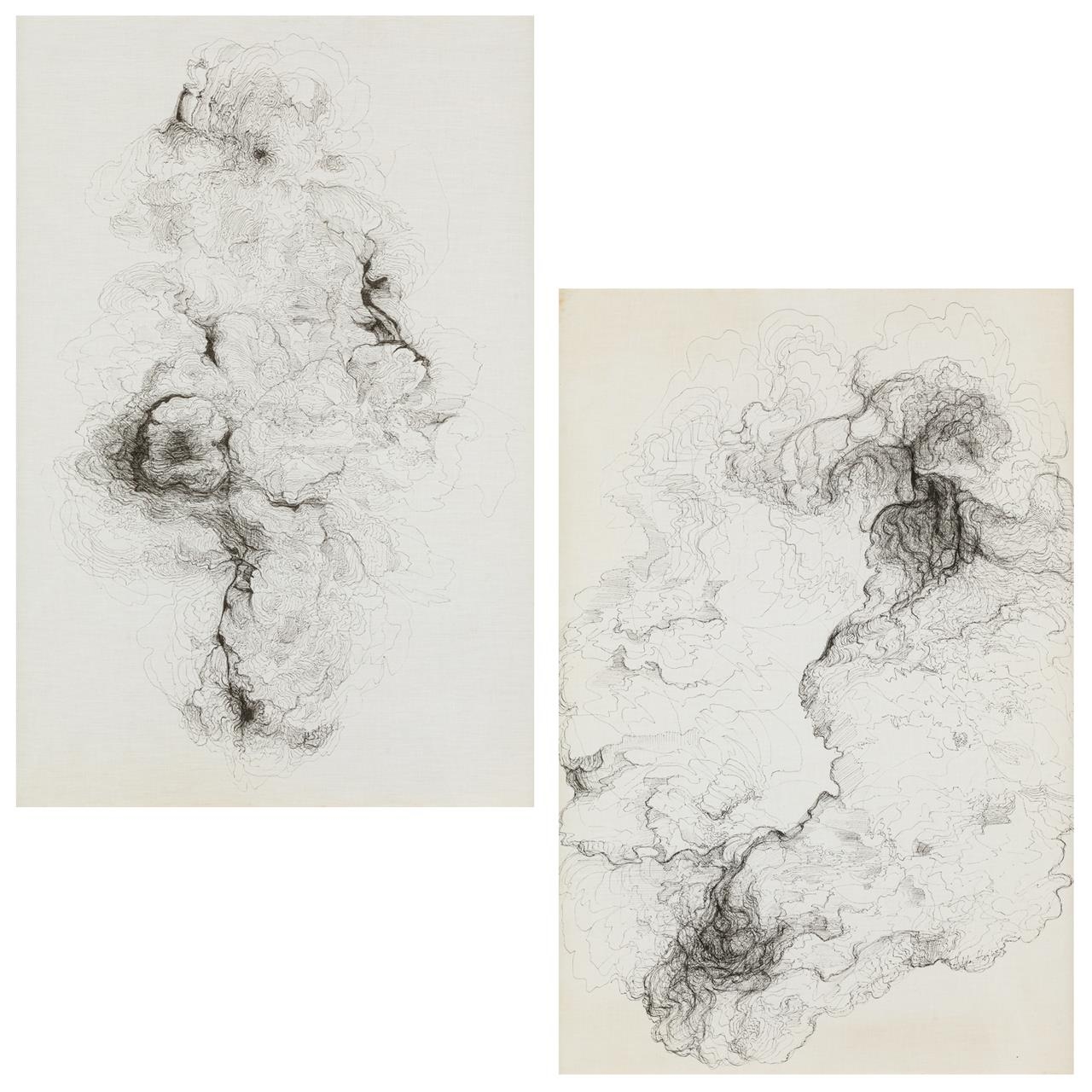 Hedda Sterne | Two Works: Baldanders 1; Baldanders 2 | MutualArt