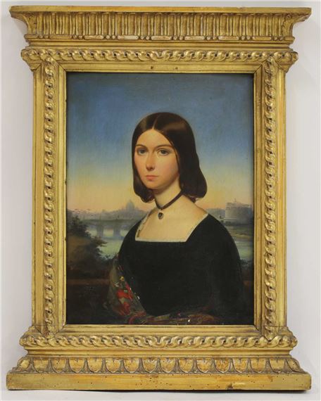 Bompiani Roberto | Portrait of Lady Emily Curzon, half length, in a ...