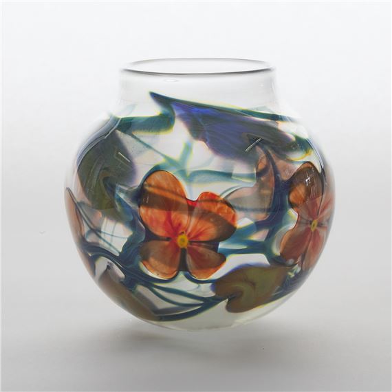 Charles Lotton | Multi Flora Glass Vase (1981) | MutualArt