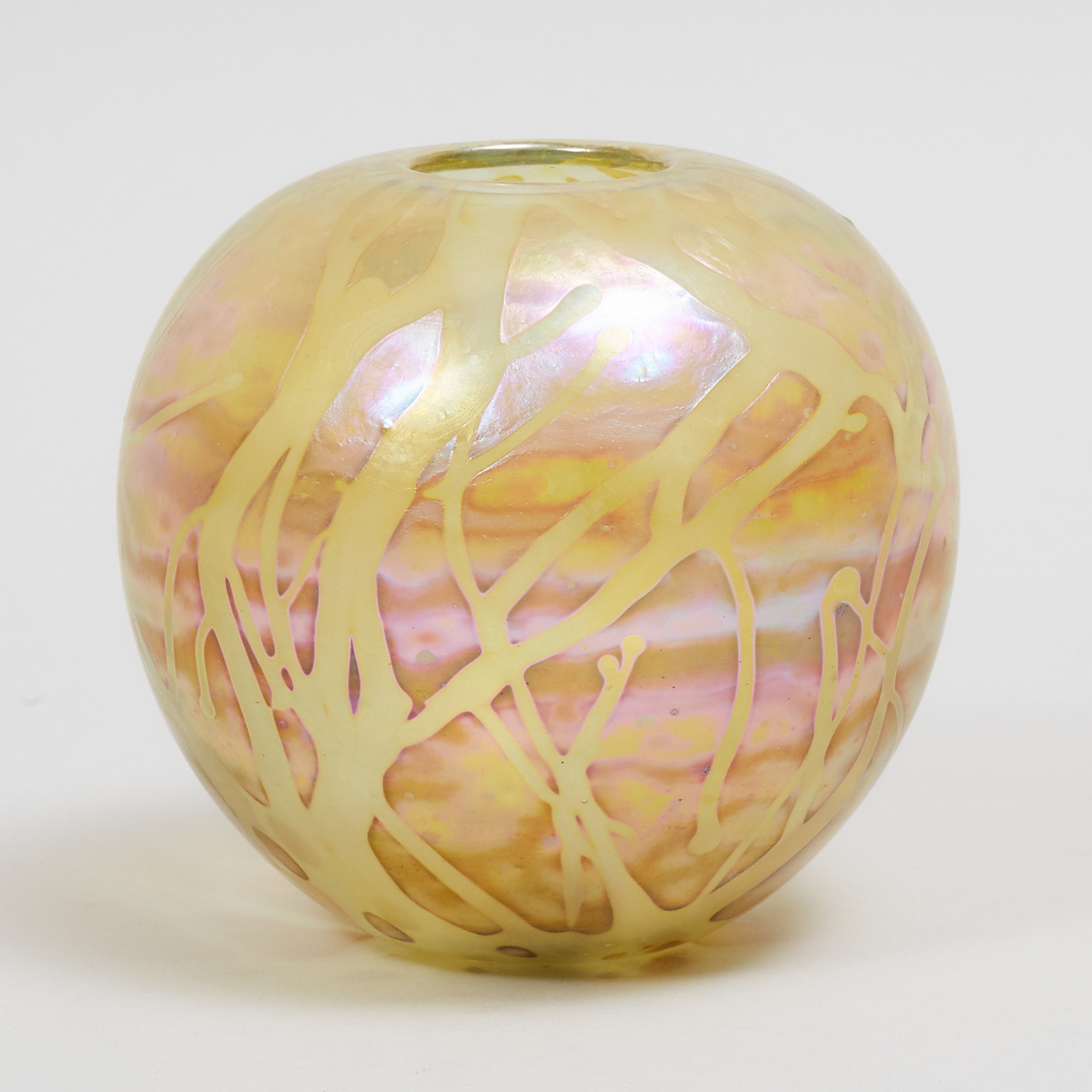 Daniel Crichton | Iridescent Glass Vase | MutualArt