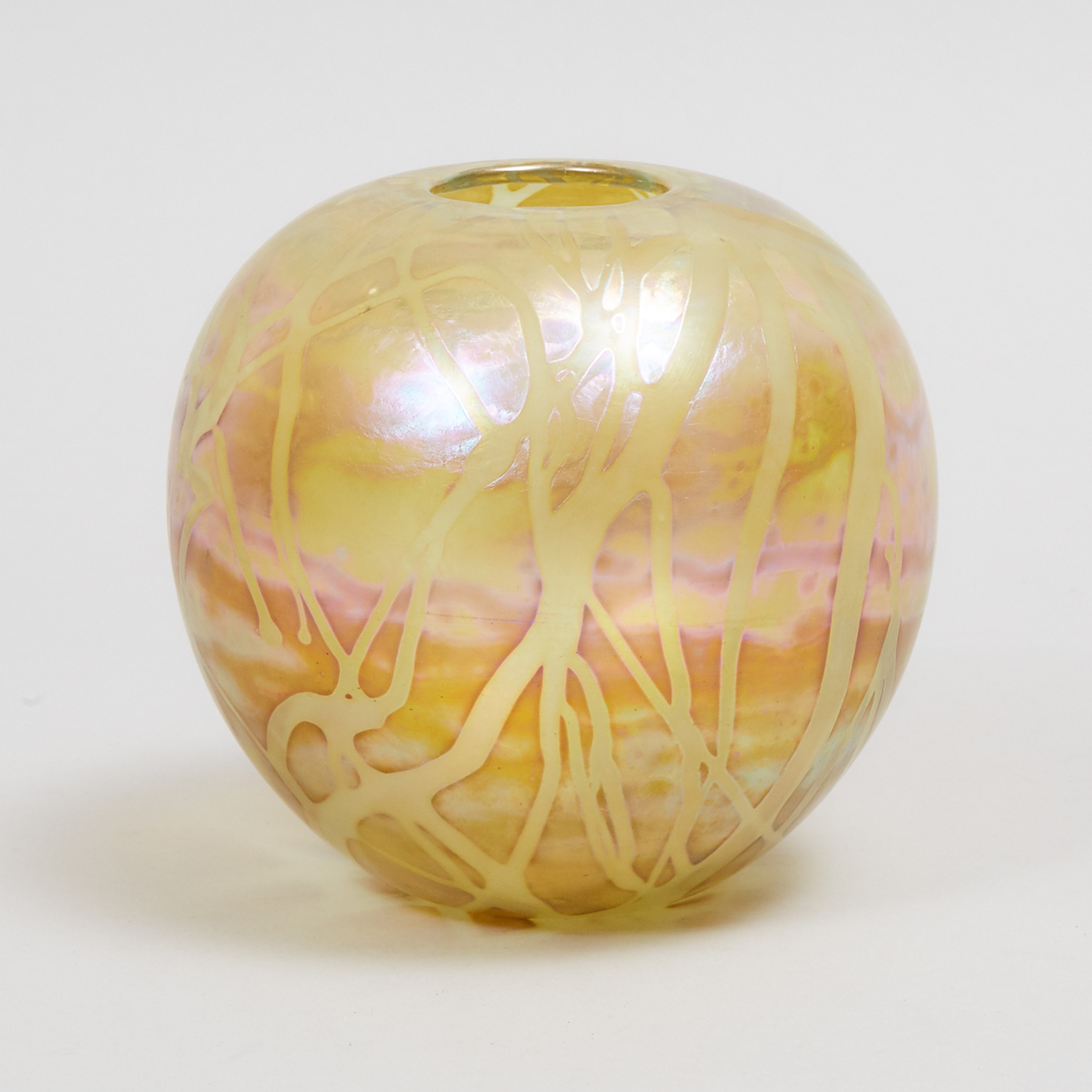 Daniel Crichton | Iridescent Glass Vase | MutualArt