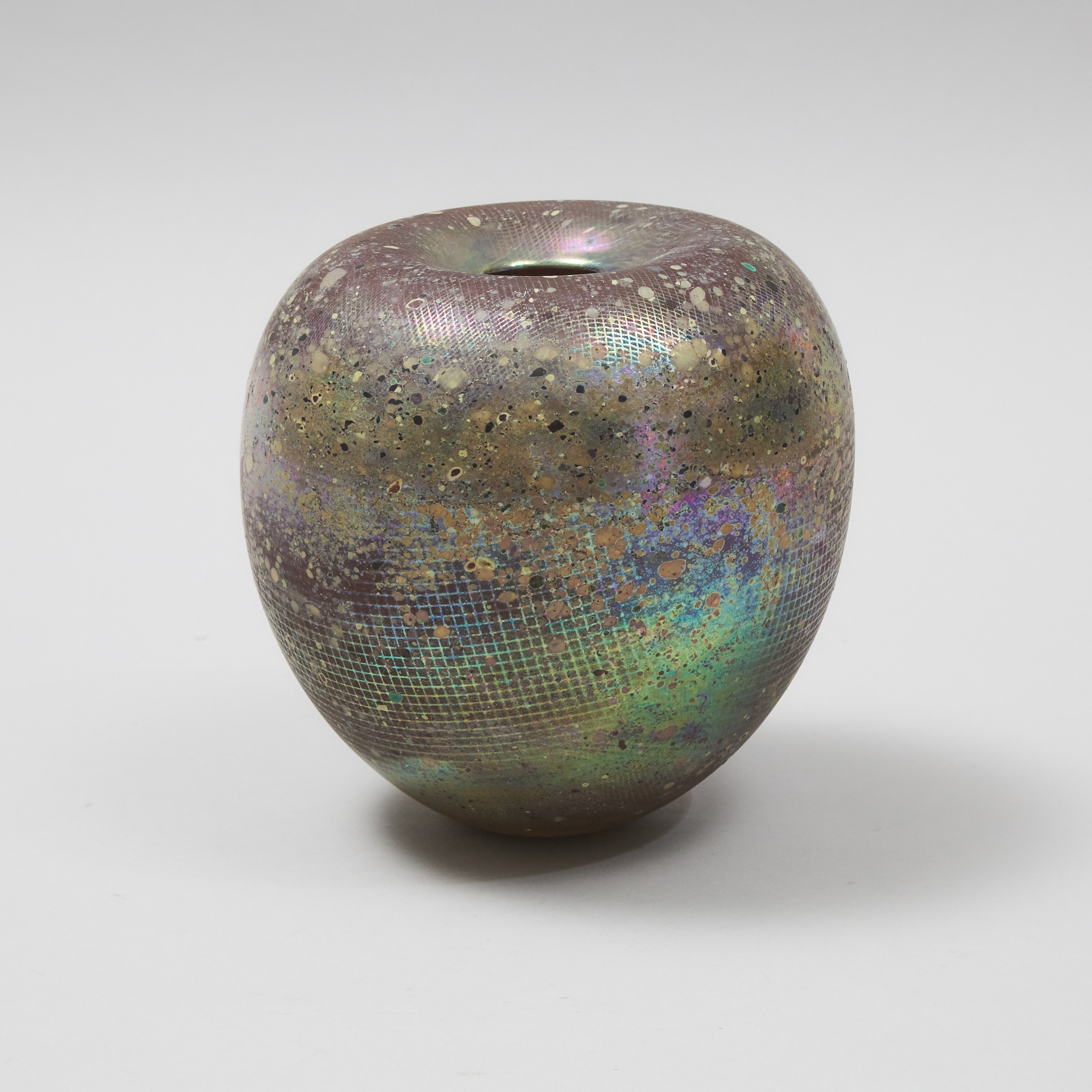 Daniel Crichton | Iridescent Glass Vase | MutualArt