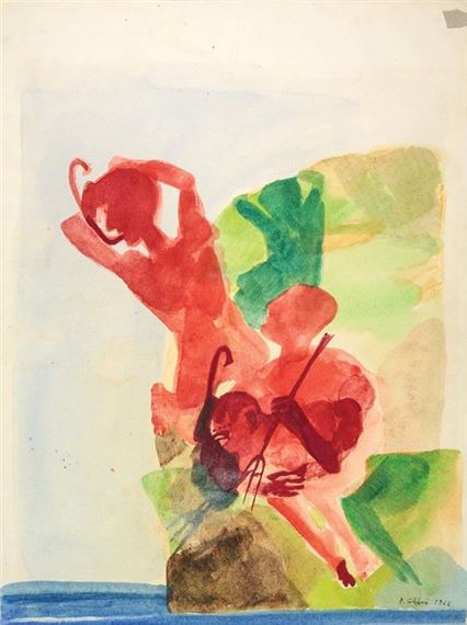 Ennio Calabria | Figure (1966) | MutualArt