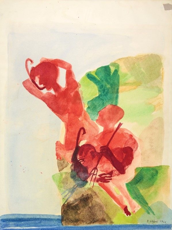 Ennio Calabria | Figure (1966) | MutualArt