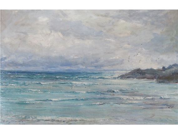 Mary Morris | BREEZY COASTAL SEASCAPE (1920) | MutualArt