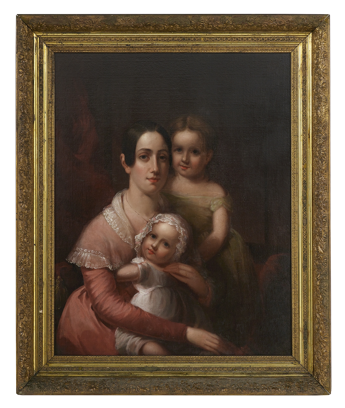 Chester Harding | Portrait of Mrs. McDonnell and Daughters Cora Ann and ...