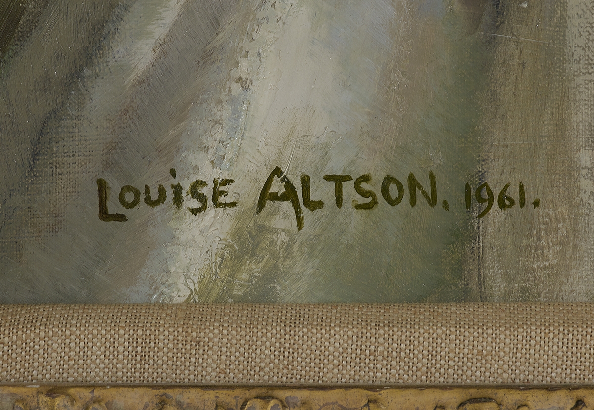 Louise Altson | Portrait of Beryl Ann Longino (Mrs. Lloyd) Bentsen in a ...