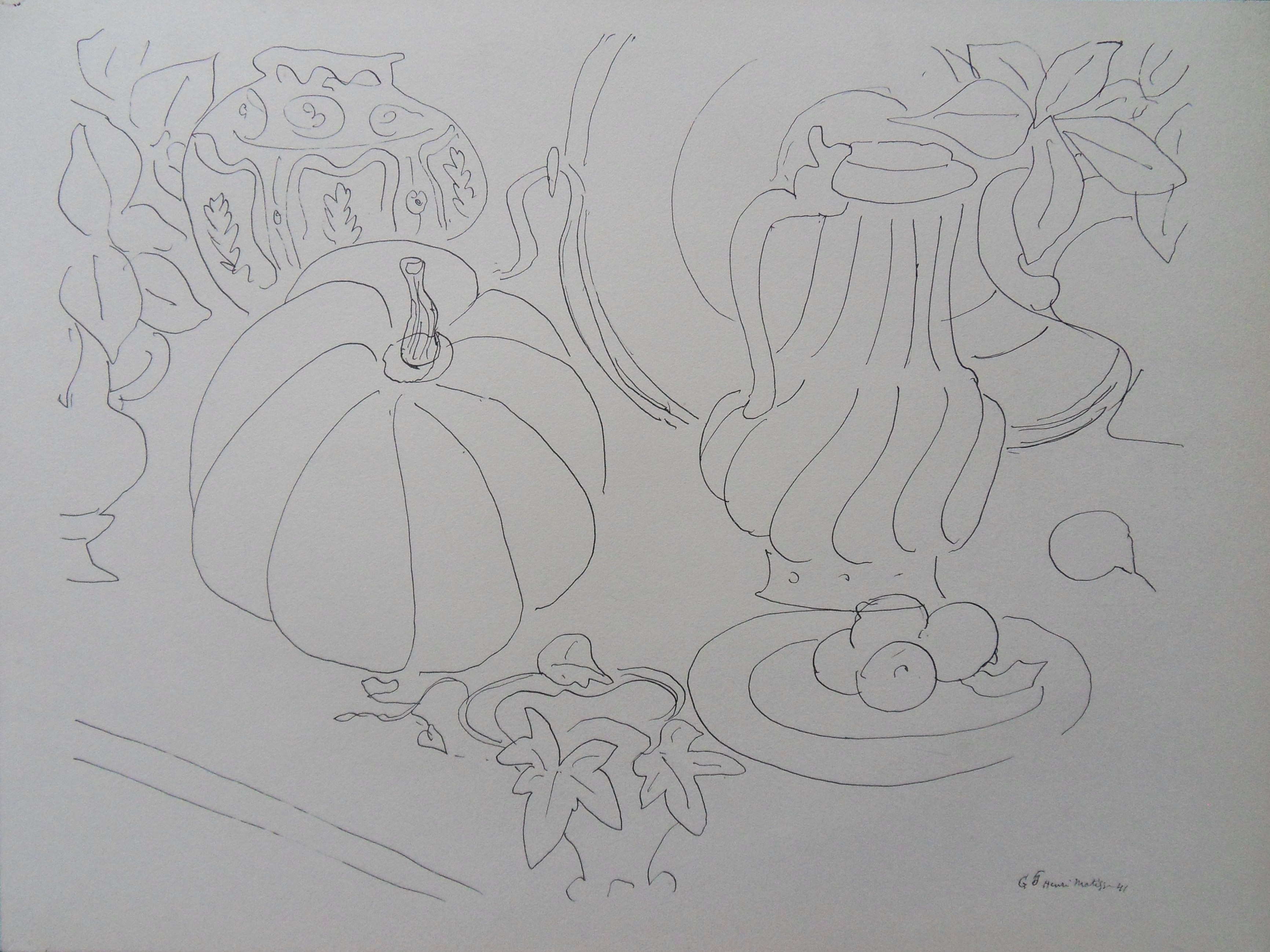 Henri Matisse Contour Drawings