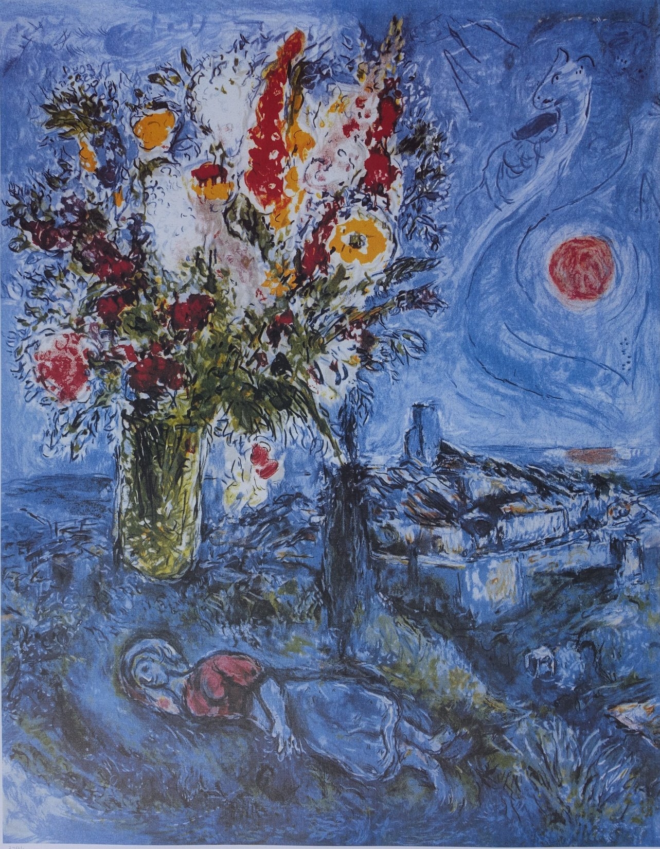 Marc Chagall | The sleeping woman | MutualArt