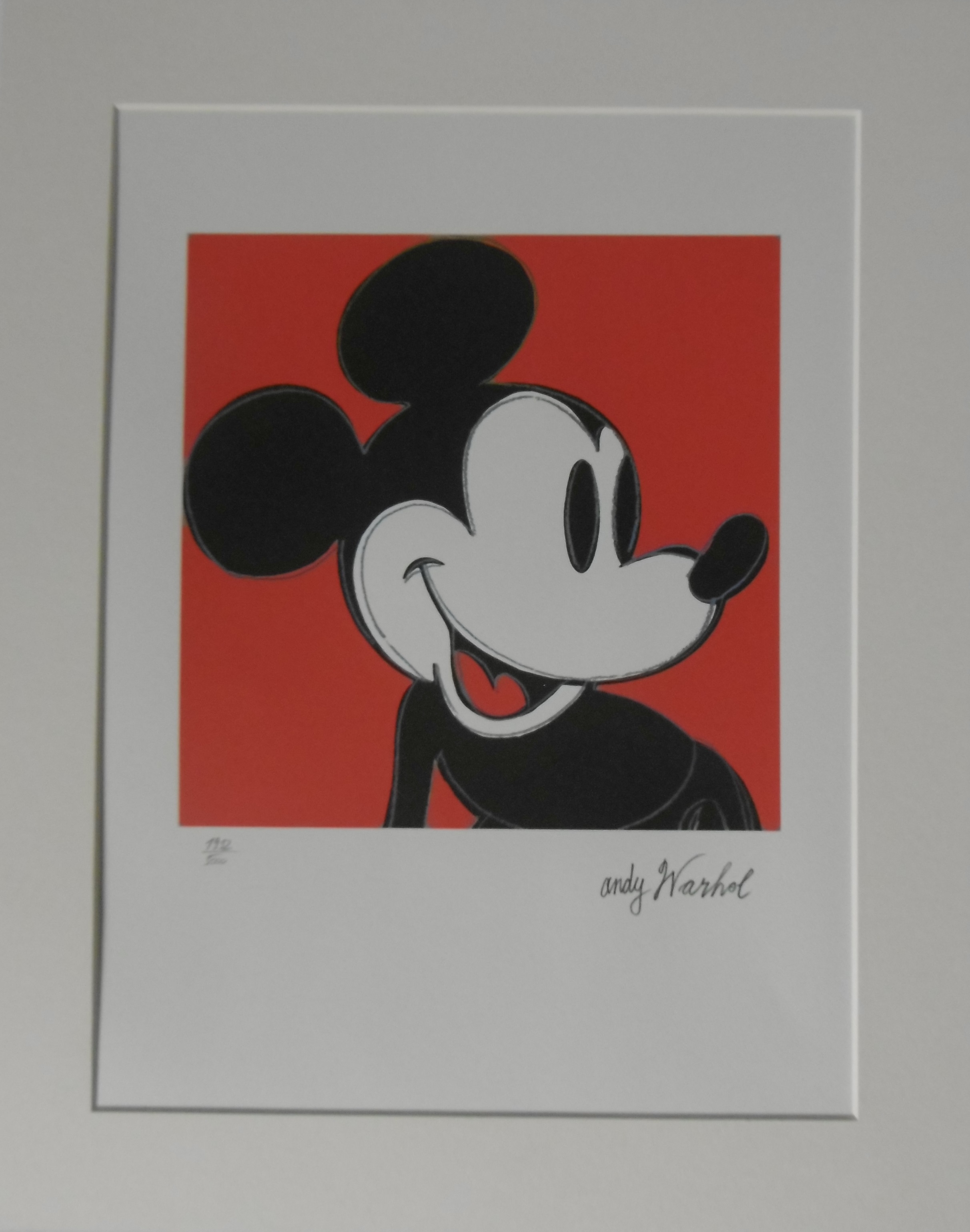 Andy Warhol | Mickey Mouse | MutualArt
