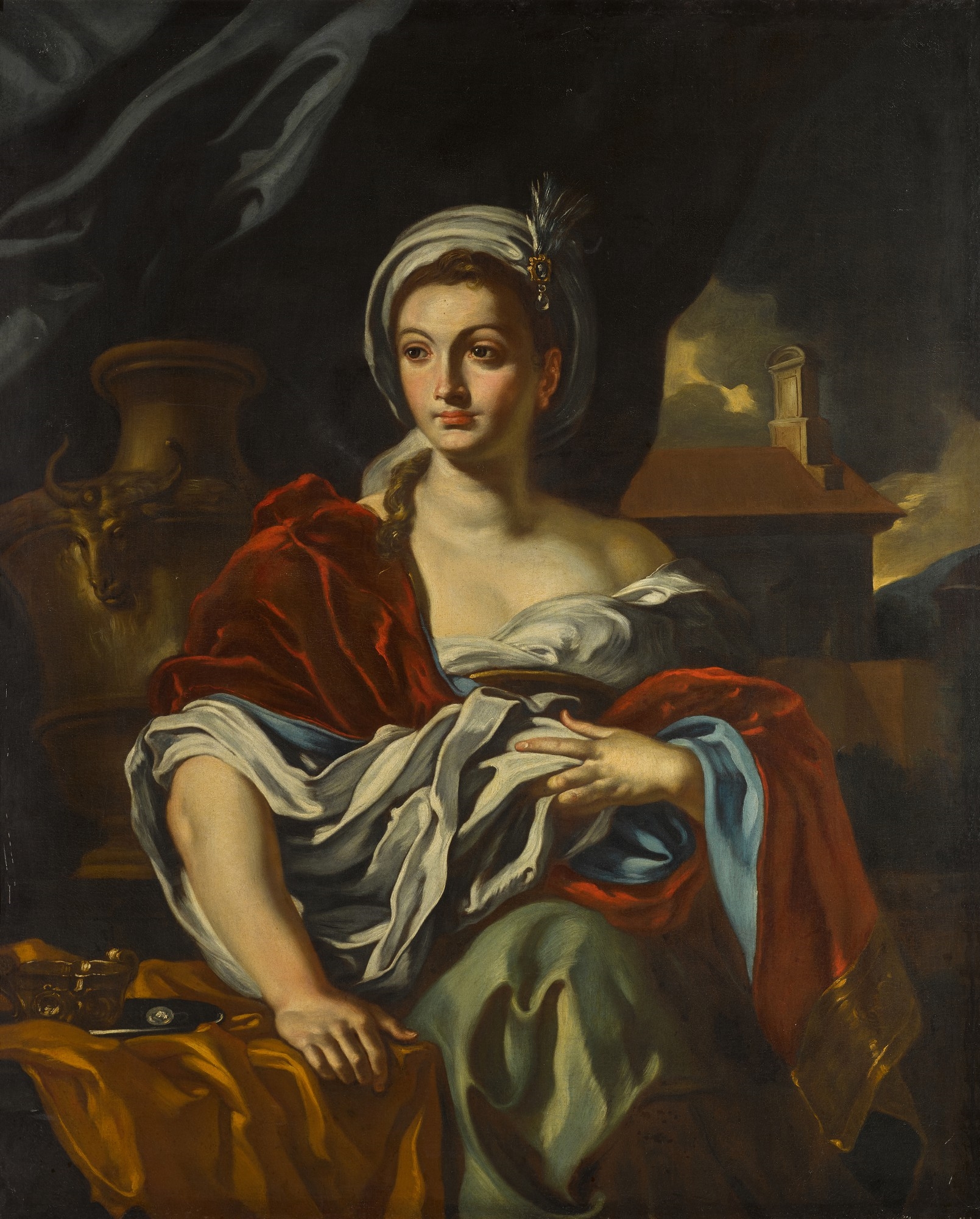 Francesco Solimena | AN ALLEGORICAL PORTRAIT OF A LADY | MutualArt