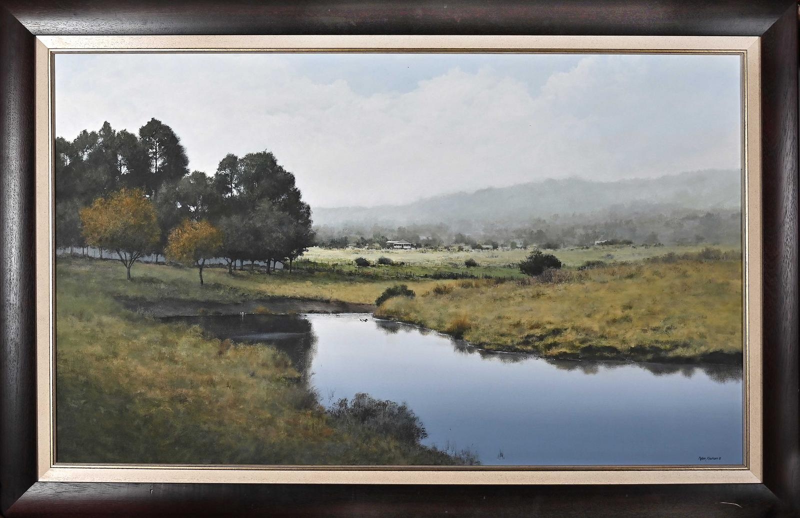 Peter Fincham | Misty Morning Landscape | MutualArt