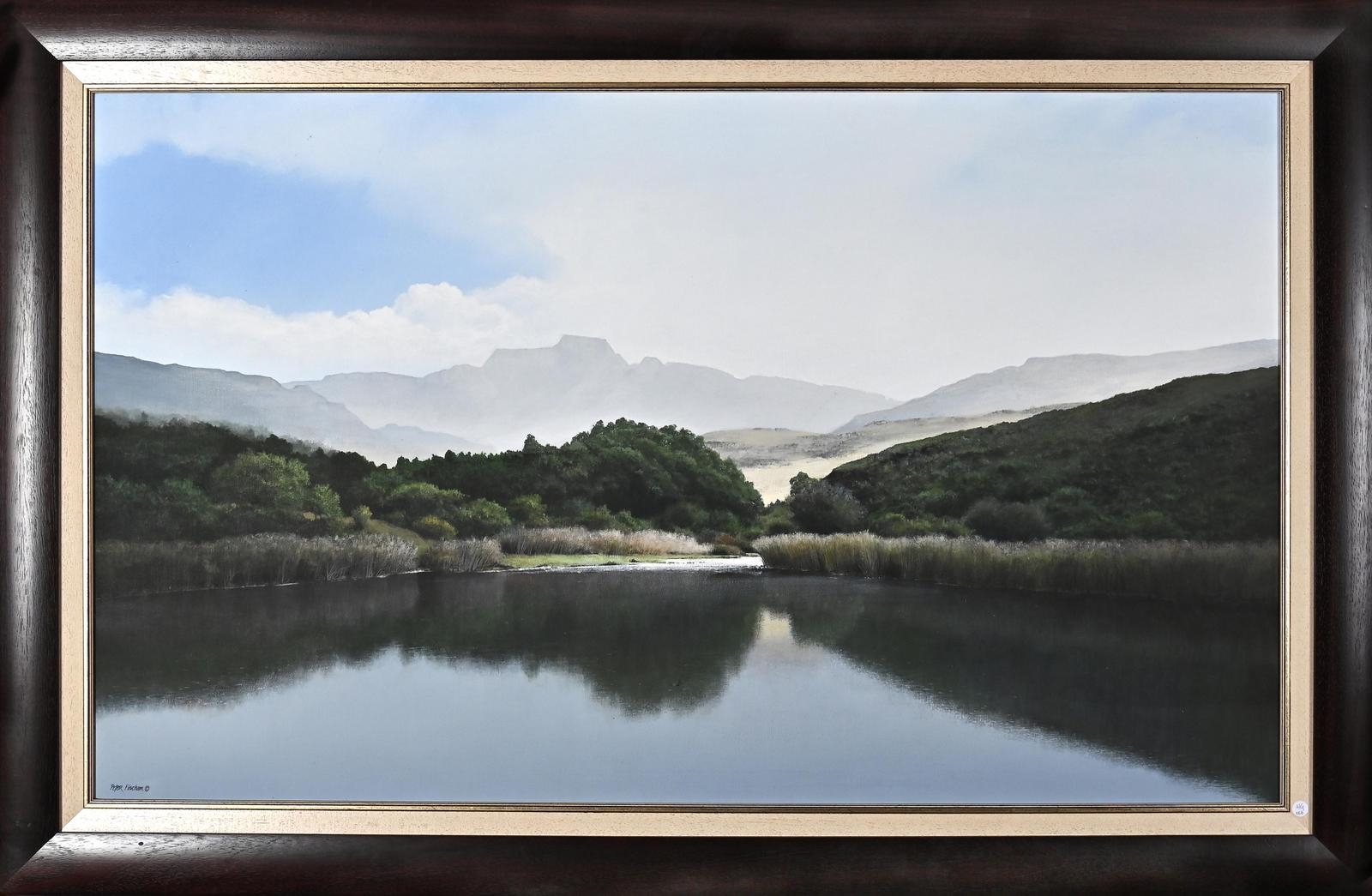 Peter Fincham | Lake with Still Water | MutualArt