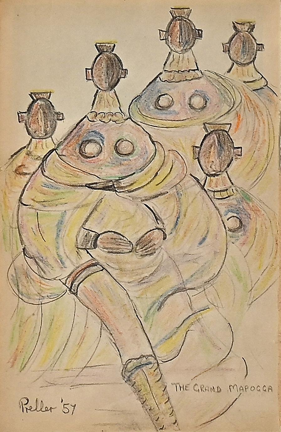 Alexis Preller | Two Works: The Broken Vase and The Grand Mapogga (1957 ...