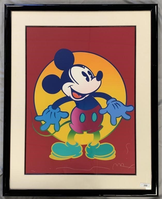 Peter Max | Mickey Mouse (1996) | MutualArt