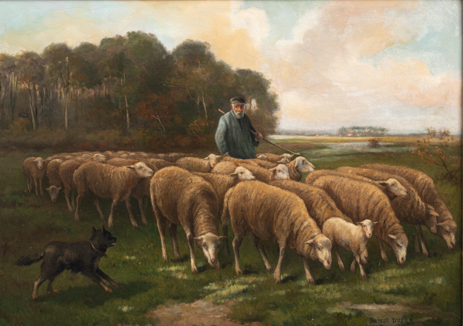Sheep Flock Painting