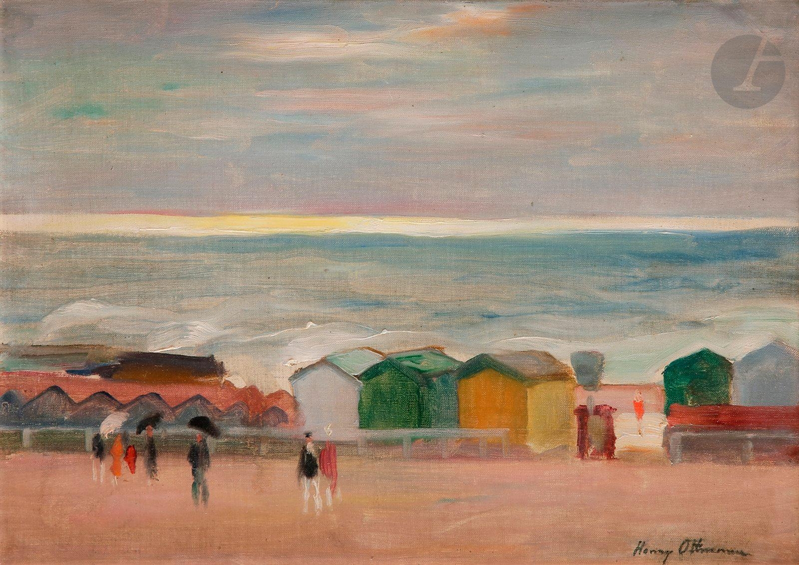 Henri Ottmann | Plage au Tréport | MutualArt