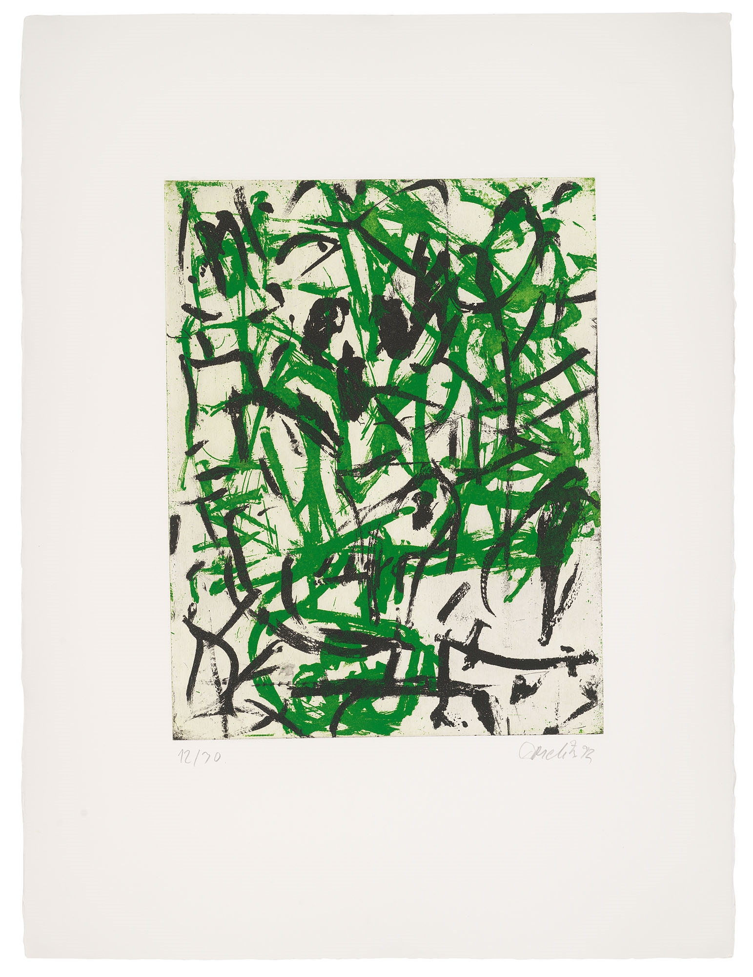 Georg Baselitz | Untitled (Two Works) (1992) | MutualArt