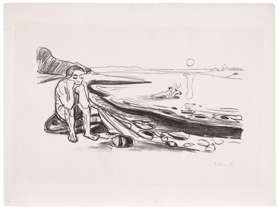 Edvard Munch | Der Tiger (The Tiger), from Alfa und Omega (1908 - 1909 ...
