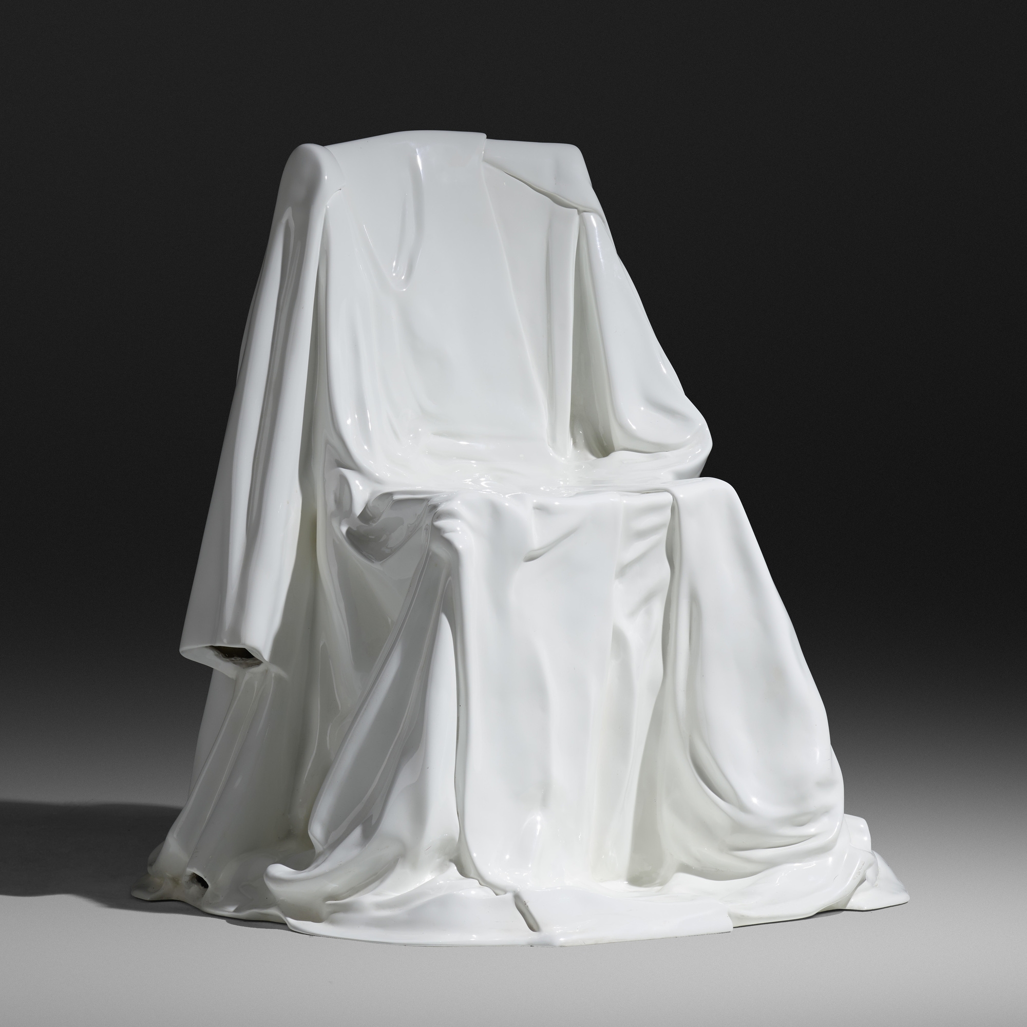Draped Cloth On Chair