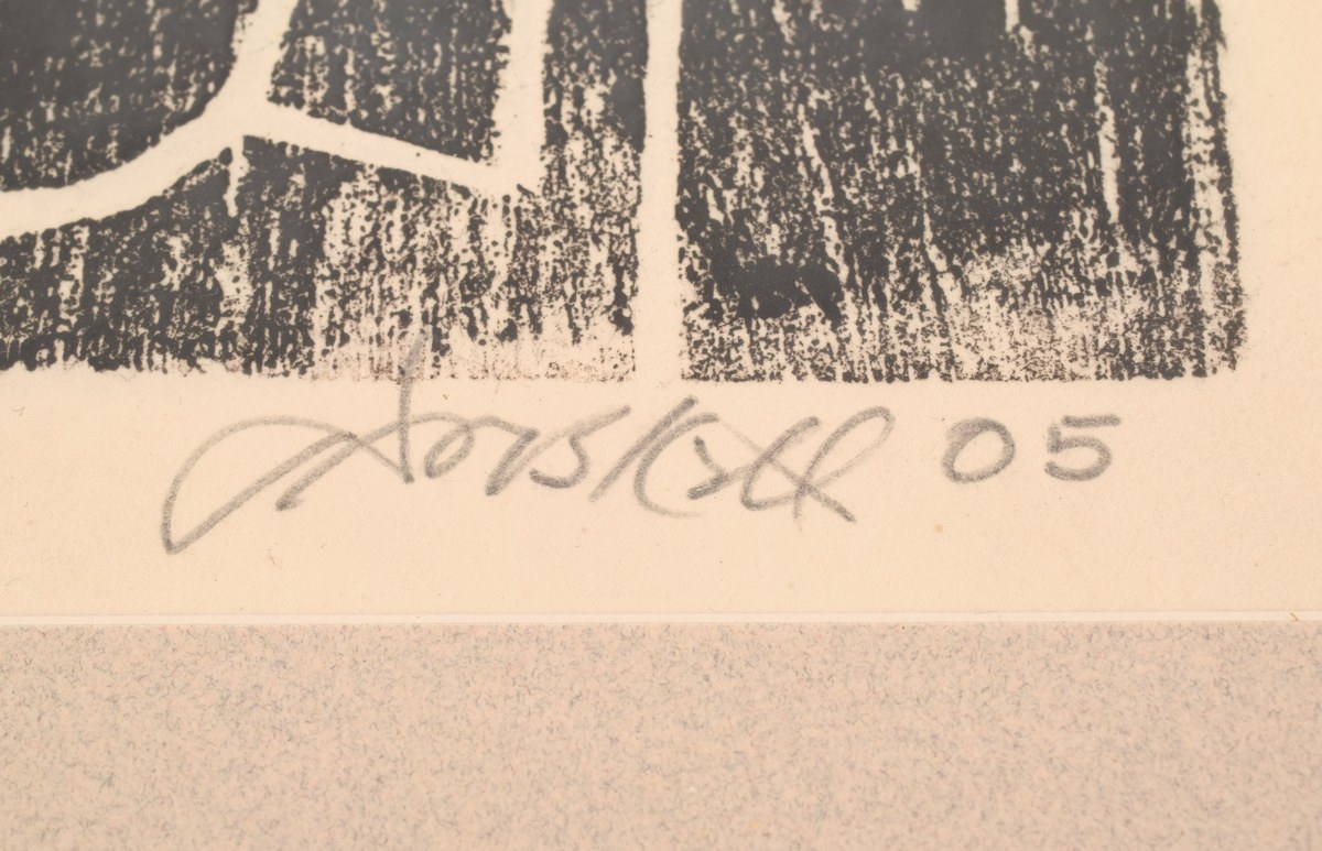 David Clyde Driskell | David Driskell Two Faces I Lithograph, Signed ...