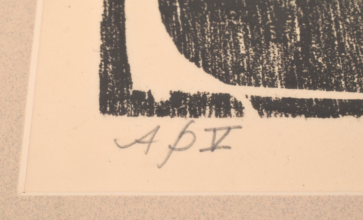 David Clyde Driskell | David Driskell Two Faces I Lithograph, Signed ...