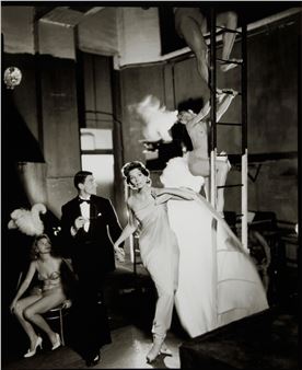 Richard Avedon | Suzy Parker and Robin Tattersall, Folies Bergère ...