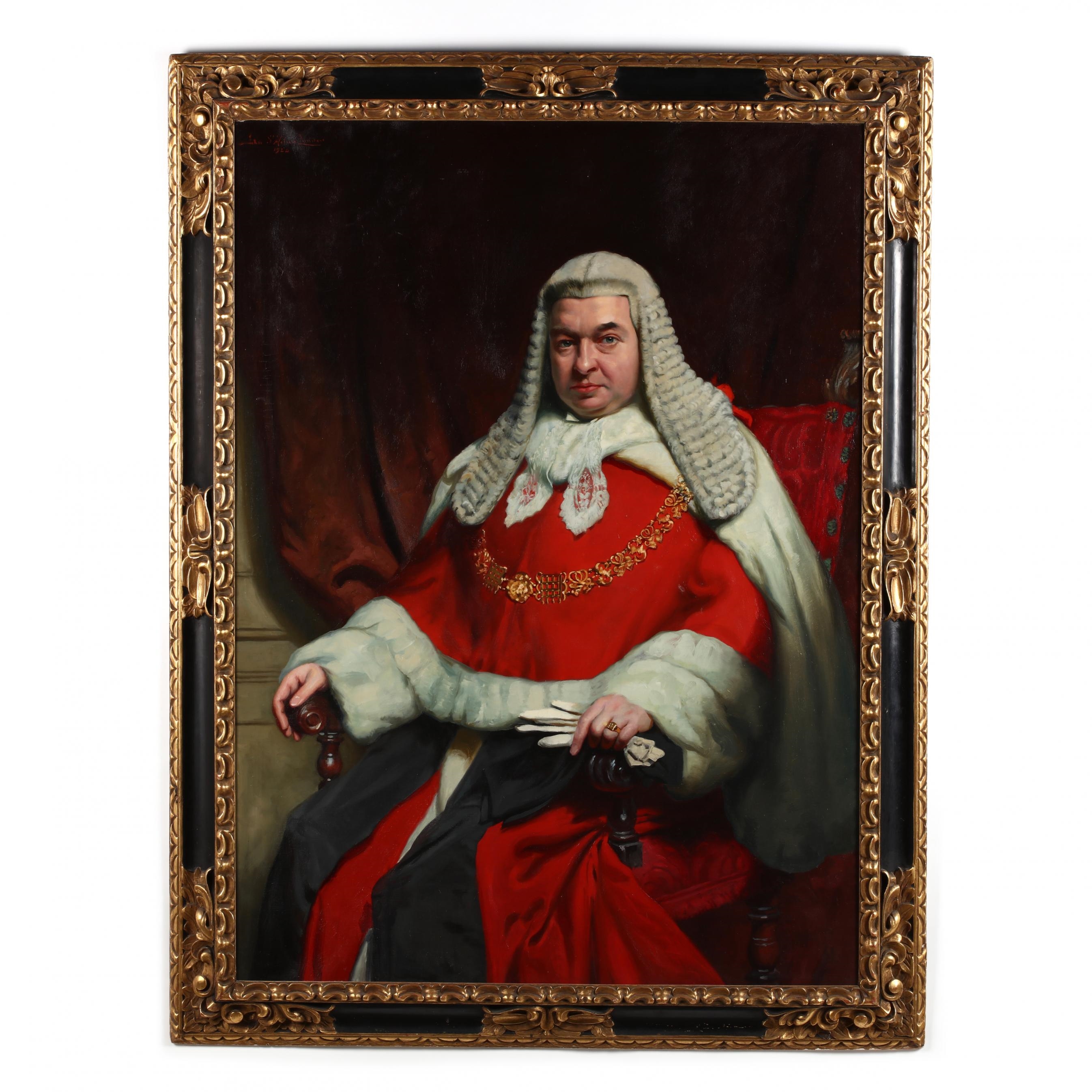 John Saint-Helier Lander | Portrait of Lord Chief Justice of England ...