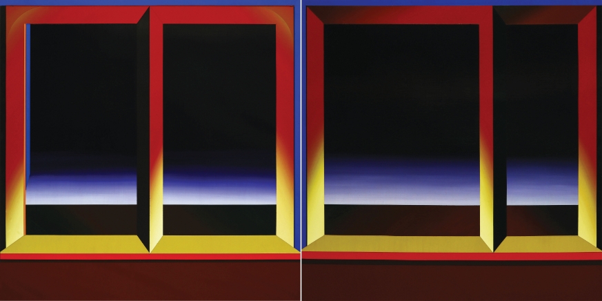 Lee Aguinaldo | Linear No. 98 and Linear No. 99 Diptych | MutualArt