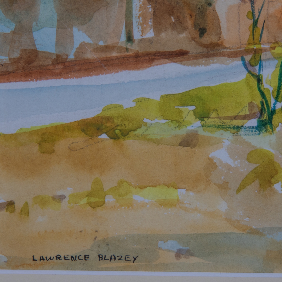 Lawrence Blazey | Mountain Scene with Road | MutualArt