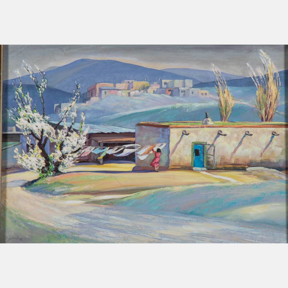 Cyrus LeRoy Baldridge | South Western Village Scene | MutualArt