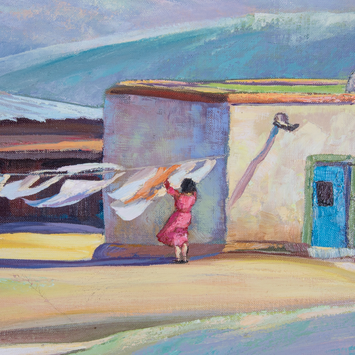 Cyrus LeRoy Baldridge | South Western Village Scene | MutualArt