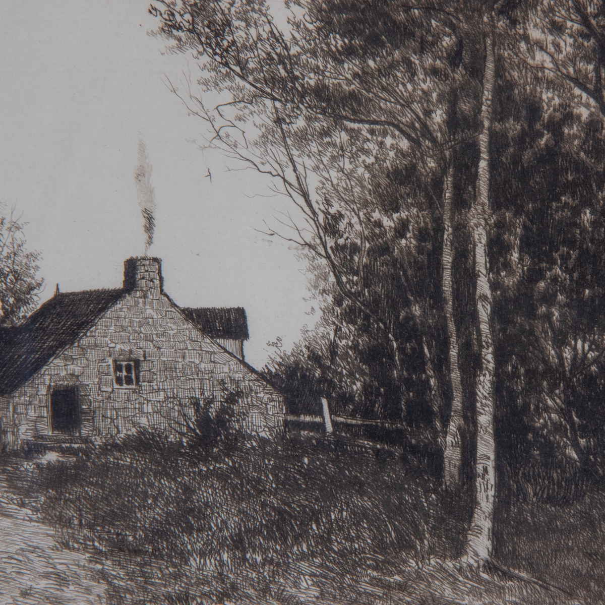 Edward Loyal Field | Stone Cottage by River | MutualArt