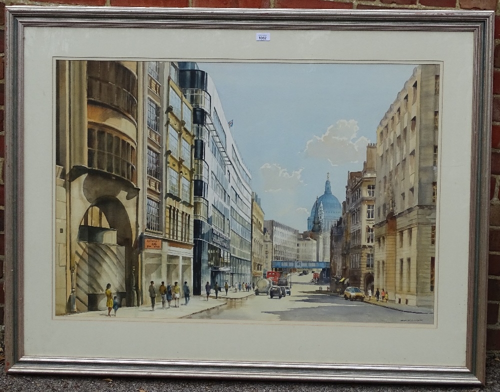 Bert Wright | View of Fleet Street | MutualArt