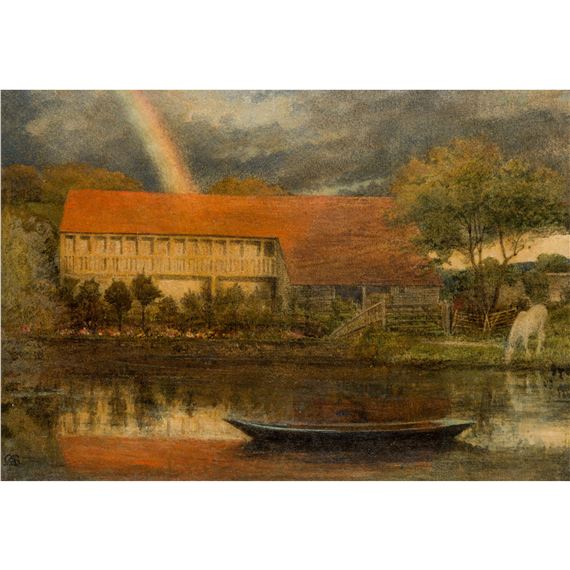 George Adolphus Storey | THE GOLDEN BARN (1866) | MutualArt