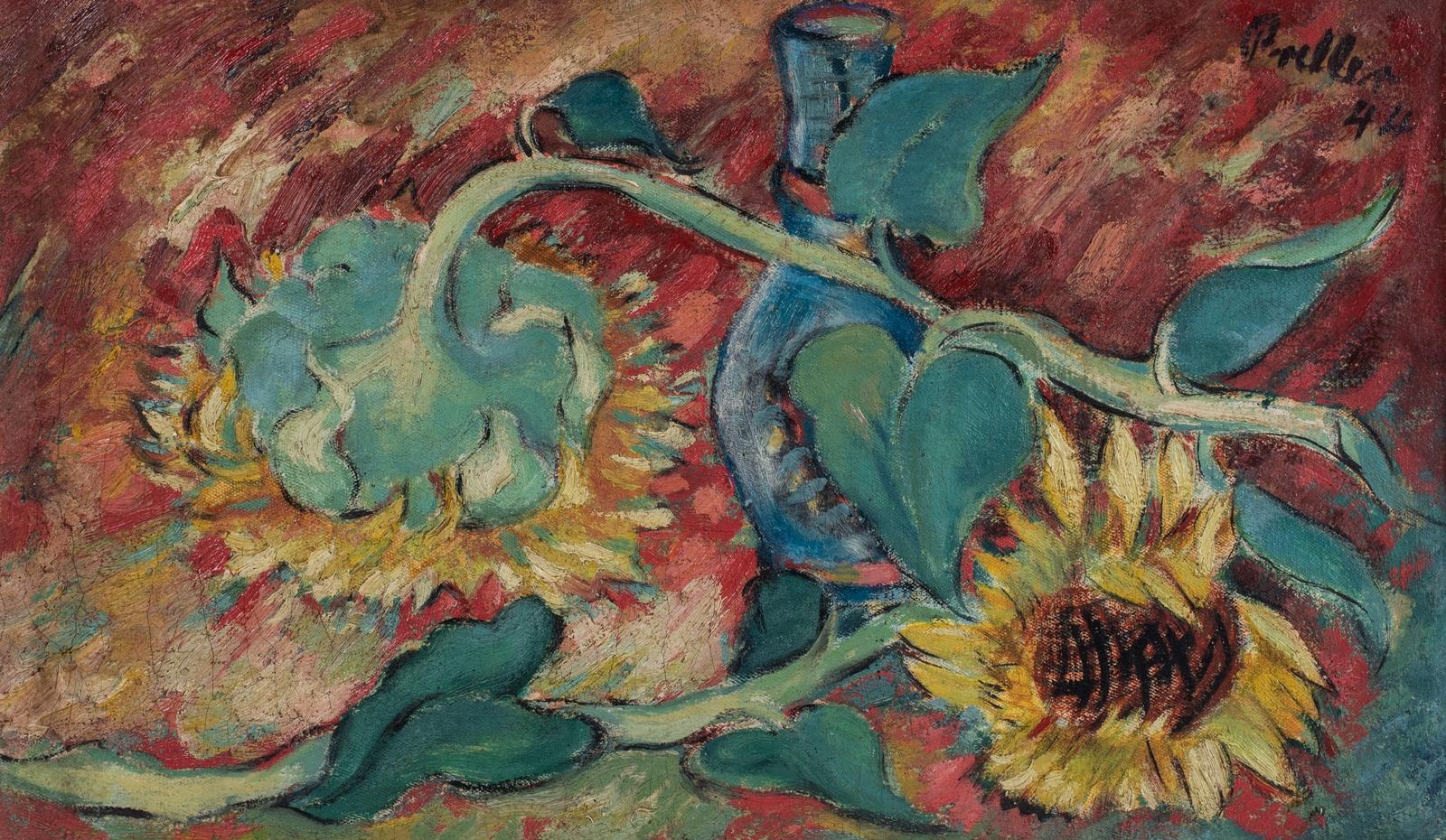 Alexis Preller | SUN FLOWERS (1944) | MutualArt