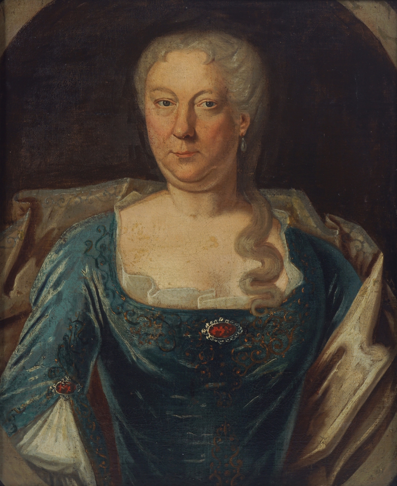 Irish School, 18th Century | Portrait of Maire Rua O'Brien Draped in ...