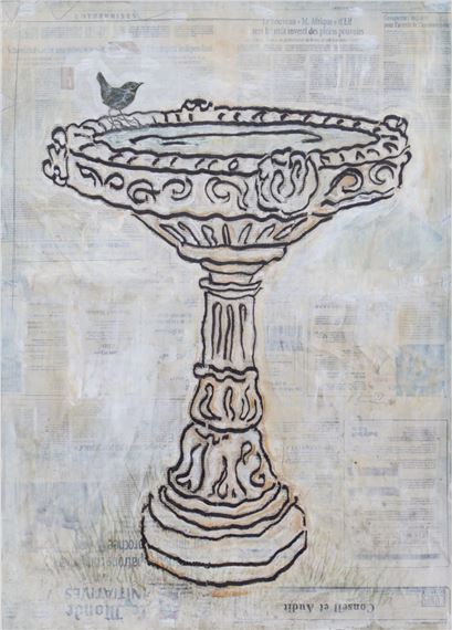Deborah Baca | BIRD BATH I (1997) | MutualArt