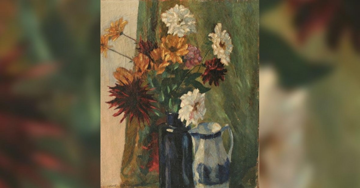 Nico Klopp | Bouquet with 2 vases | MutualArt