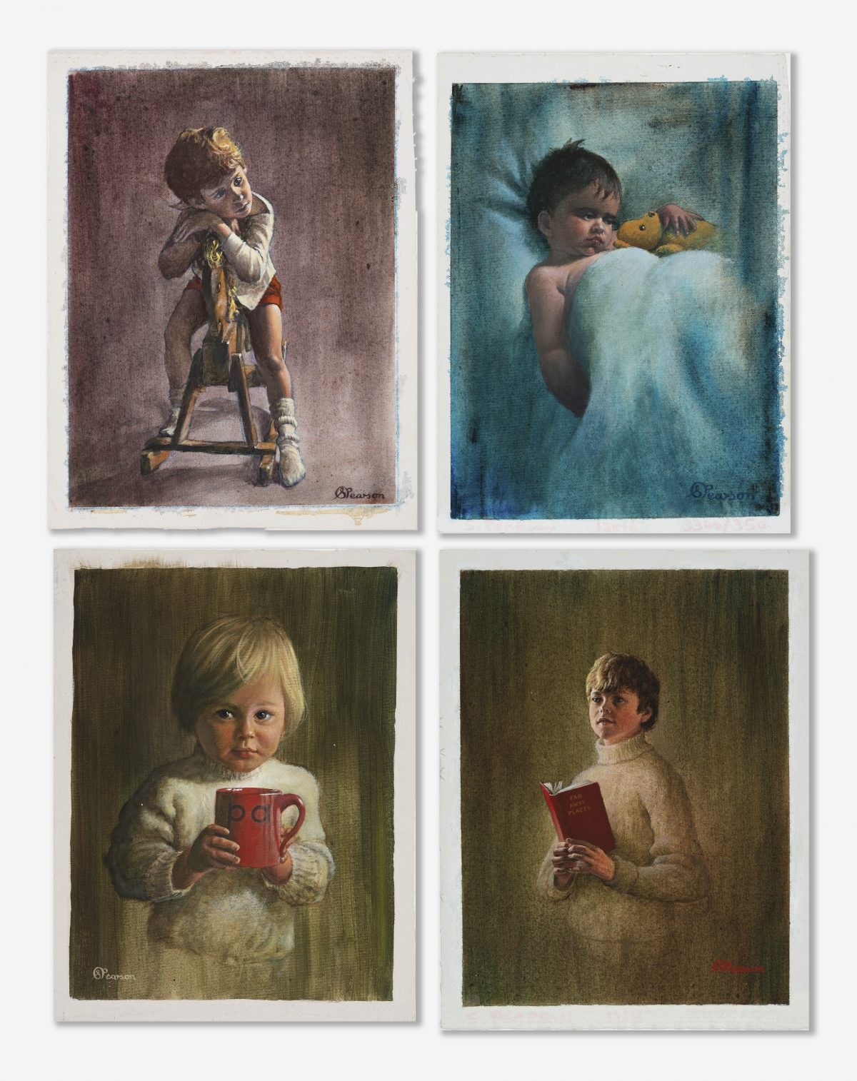 Stephen Pearson | Four Works: Young boys | MutualArt