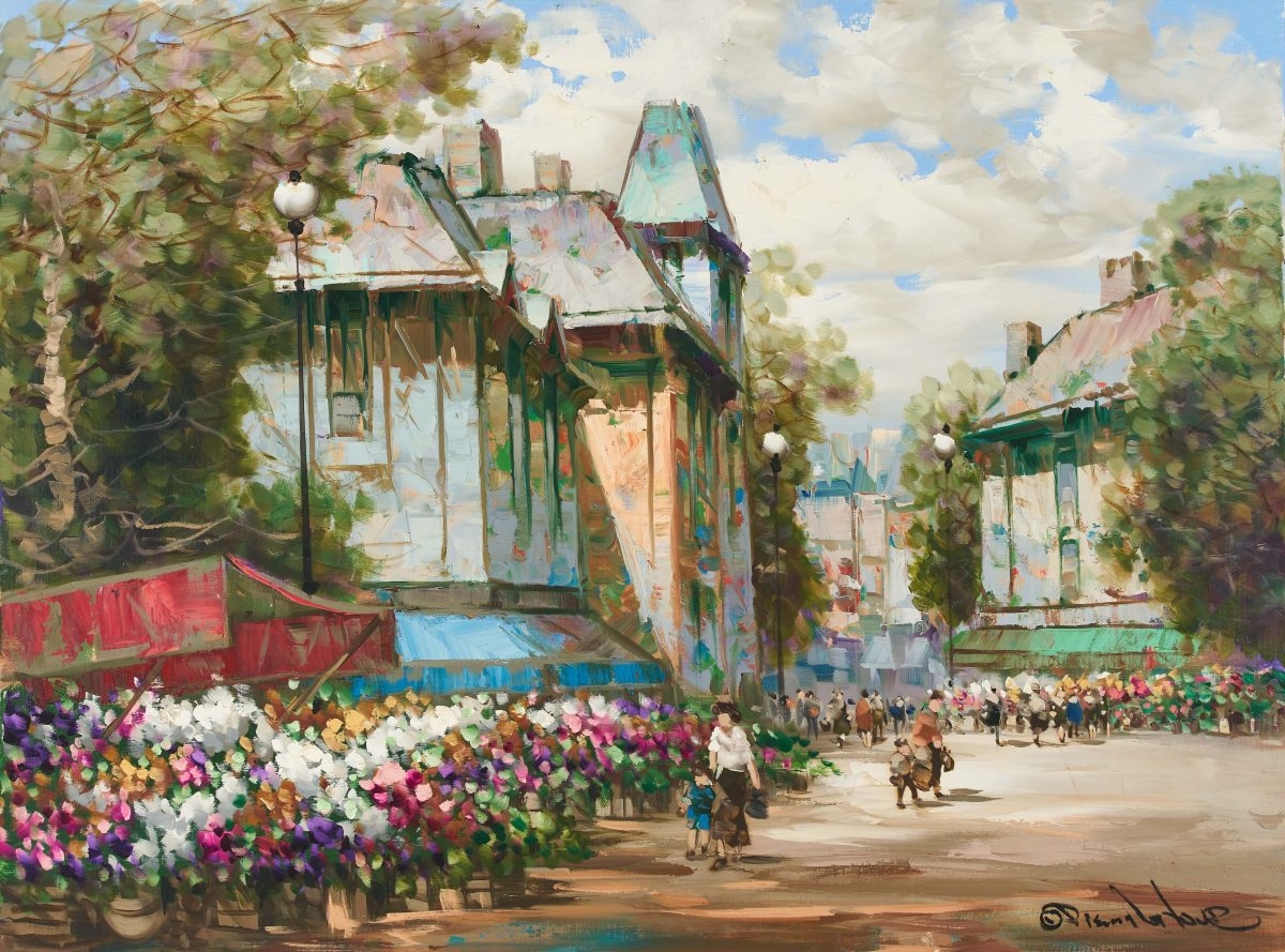 C. Pierre Latour | Flower Market | MutualArt