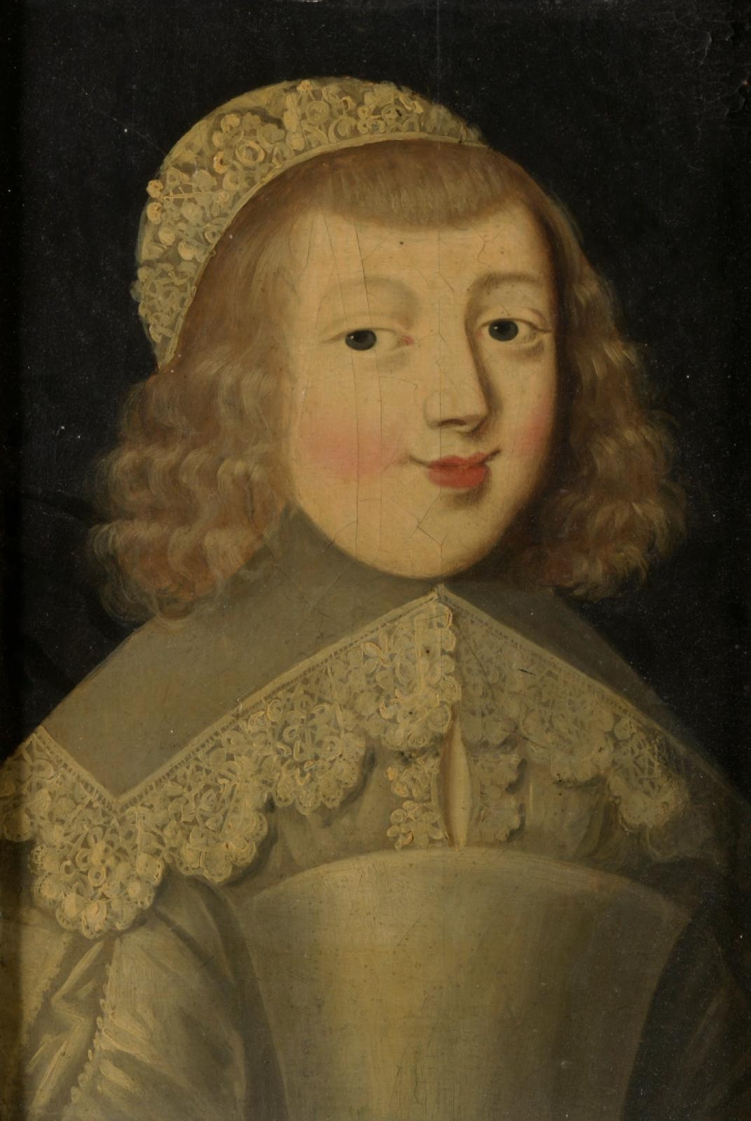 French School, 17th Century | Portrait présumé de Louis XIV enfant | MutualArt