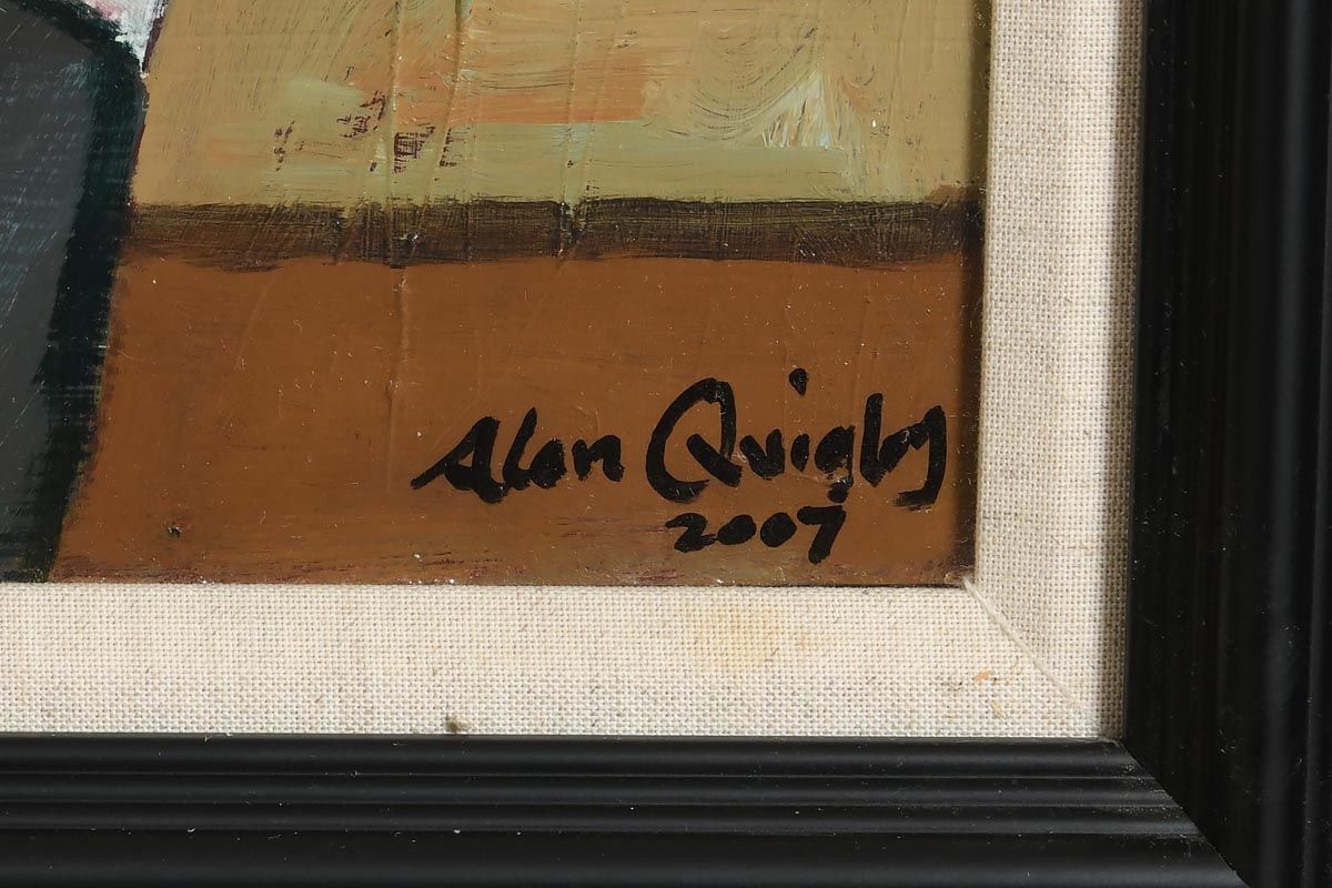 Quigley Alan | Reading the Racing Post (2007) | MutualArt