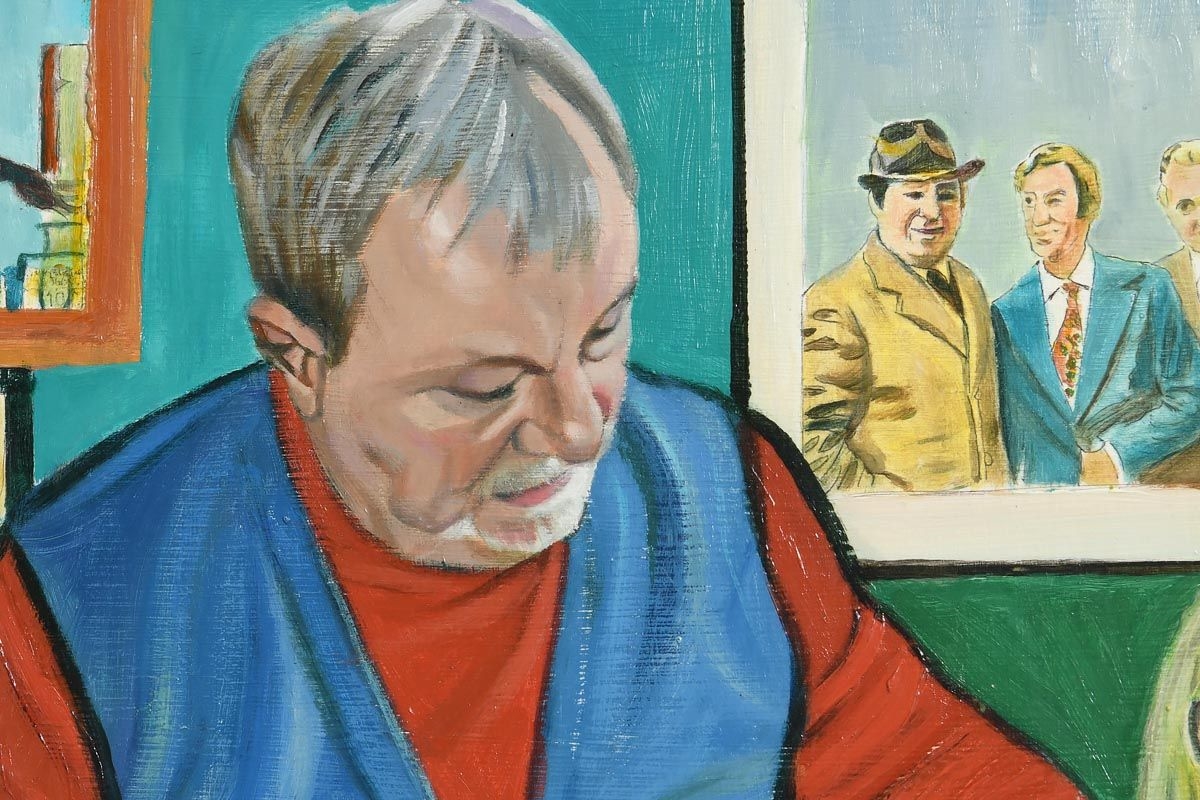 Alan Quigley | Reading the Racing Post (2007) | MutualArt